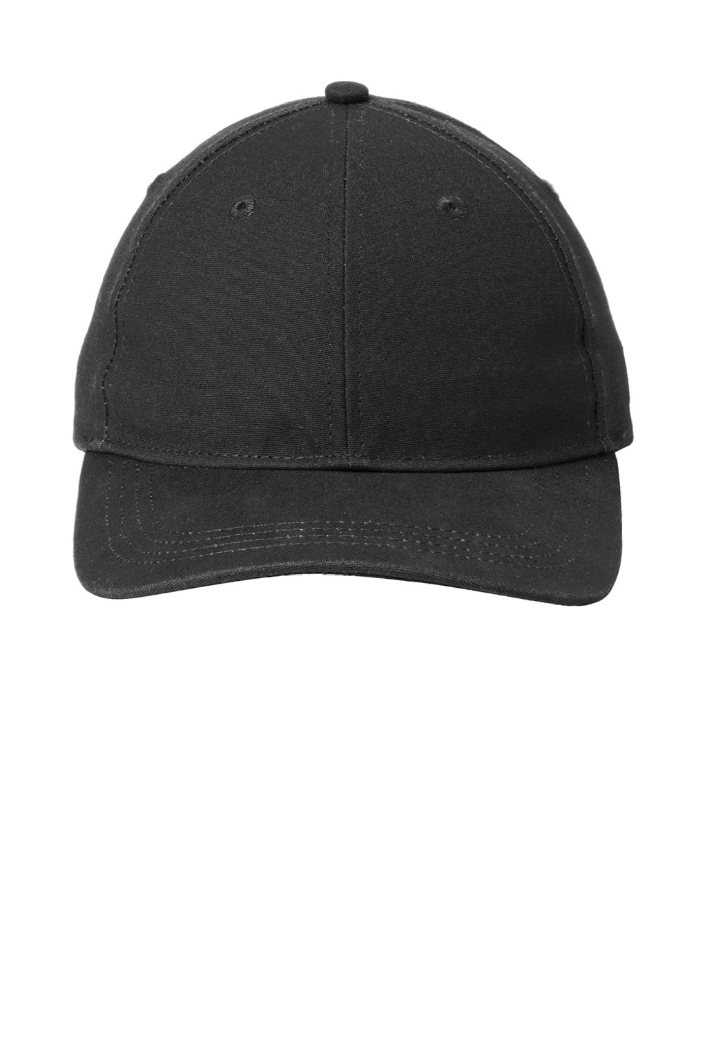 Port Authority Hats C963 Mens Black Adjustable Leather Strap Hat ...