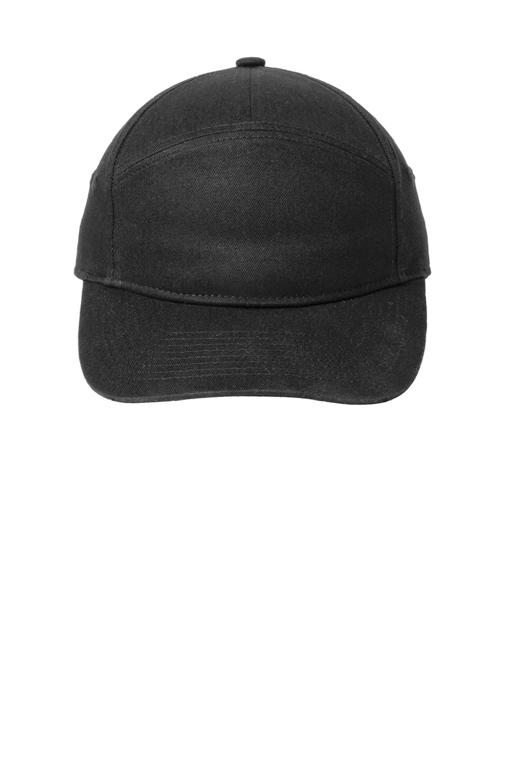 Port Authority Hats C964 Mens Black 7 Panel Adjustable Hat ...