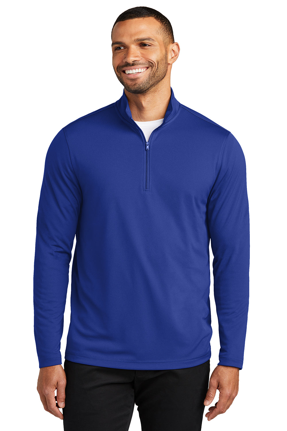 Port Authority K112 Mens True Royal Blue Dry Zone Moisture Wicking ...