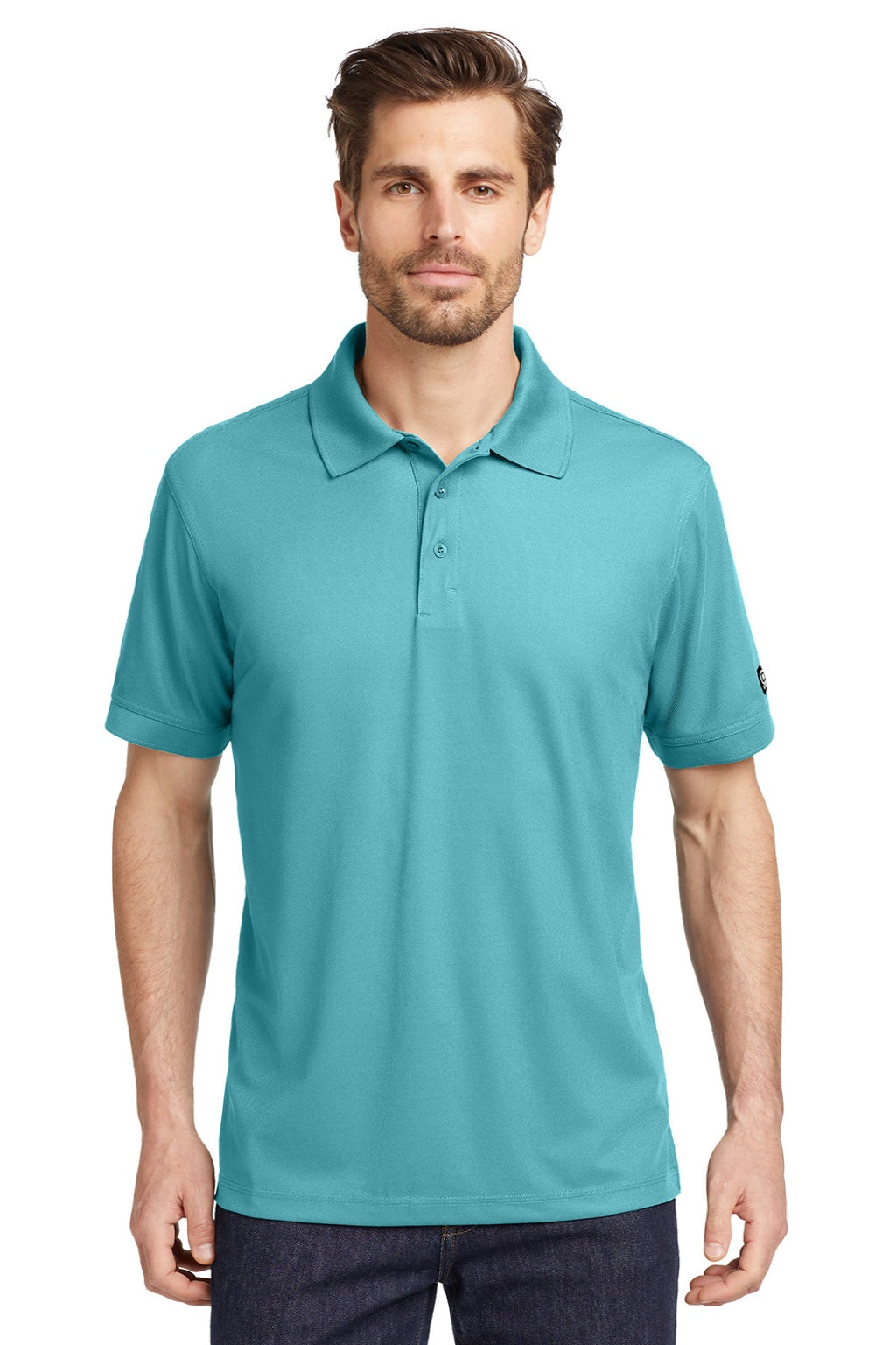 Ogio OG101 Mens Hydro Blue Caliber 2.0 Moisture Wicking Short Sleeve ...